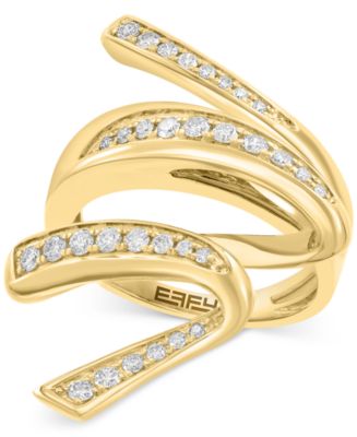 EFFY Diamond Wrap Ring (1/2 ct. t.w.) Ring in 14k Gold - Macy's
