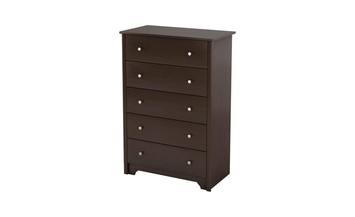Click here for 5-Drawer Bedroom Chest of Drawers with Metal Knobs... prices