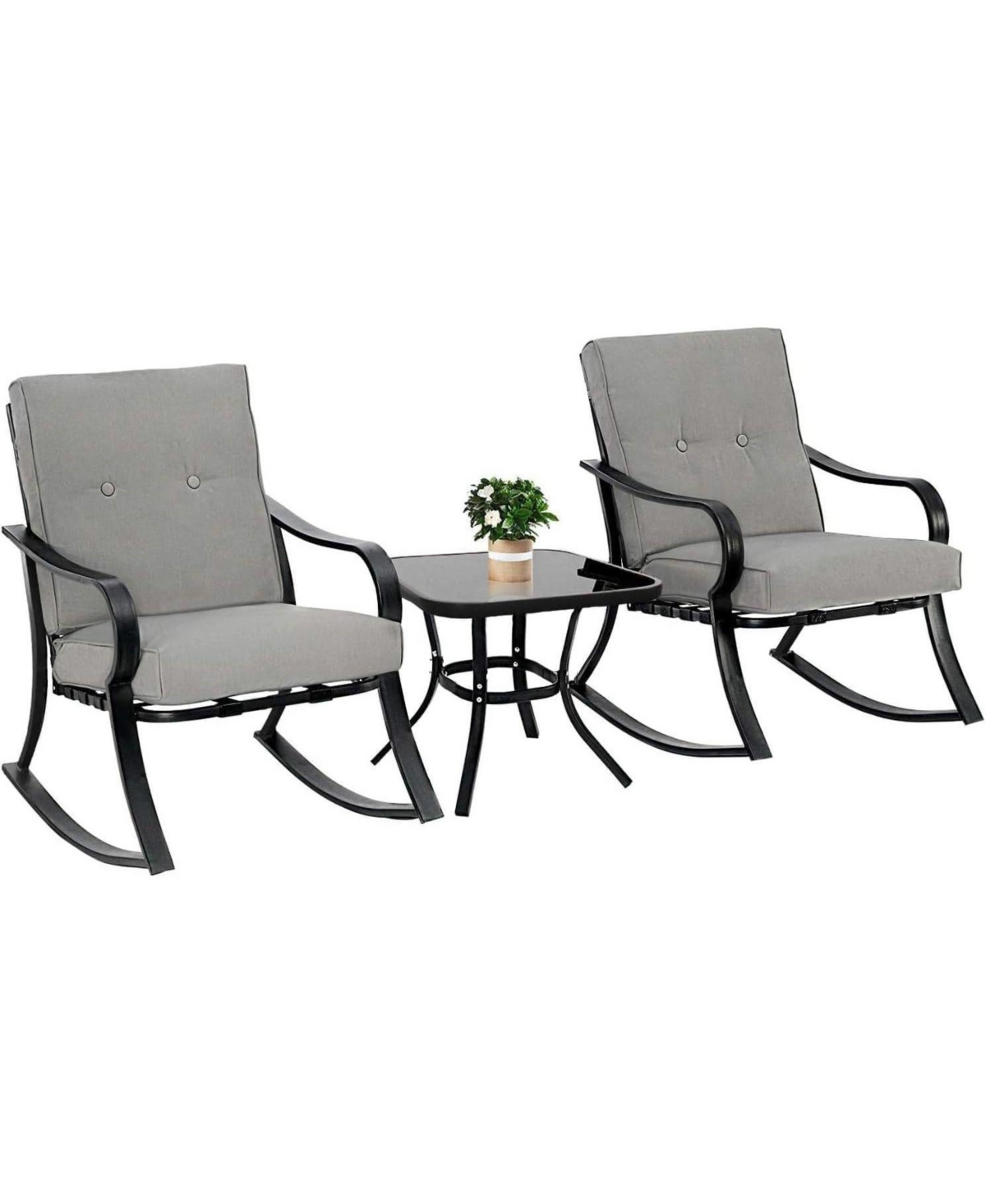 Click here for 3-Piece Patio Furniture Set – Rocking Chair... prices