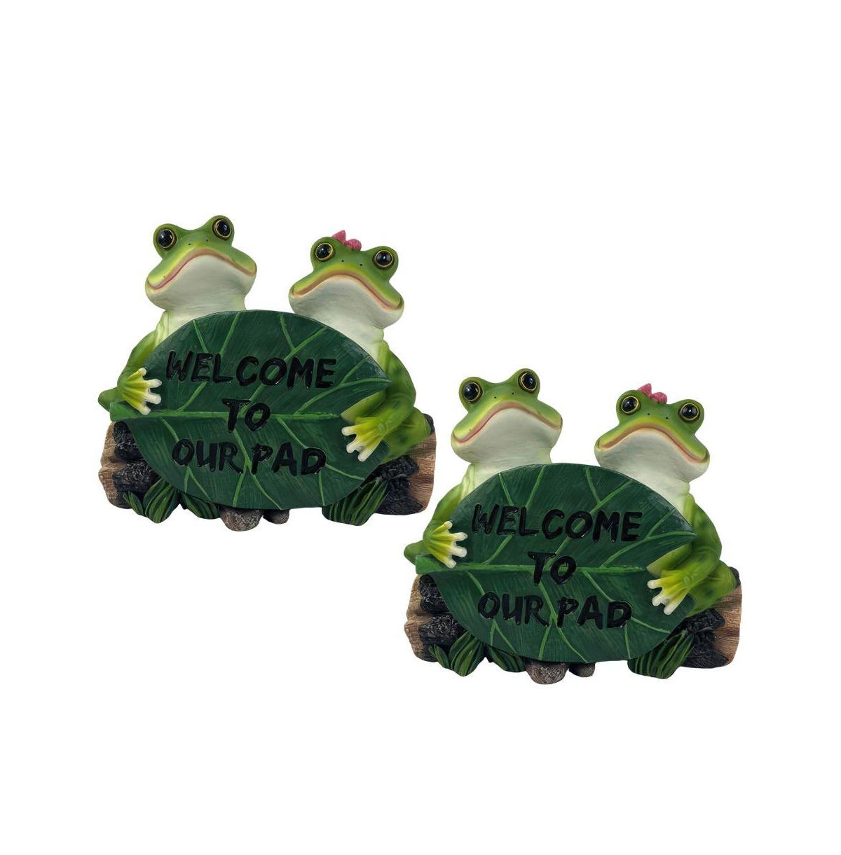 Click here for Fc Design 2-pc Gift Set 7W Frog Couple with Welcom... prices