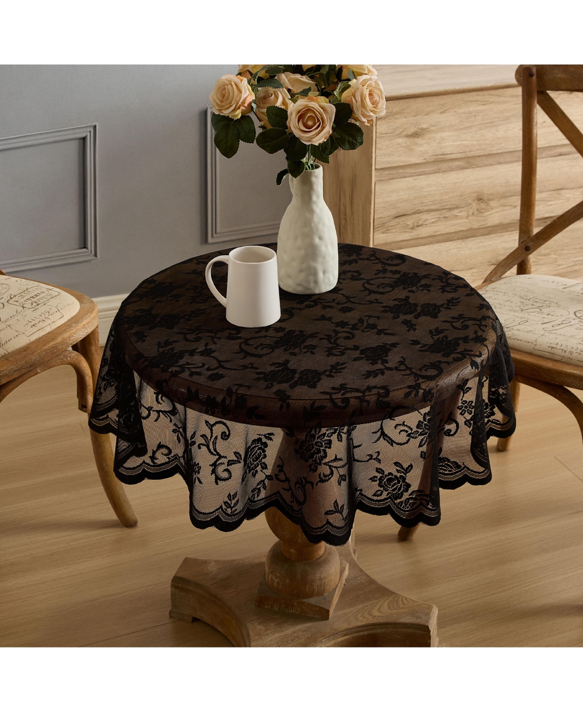 Click here for Hlc.me Harper Floral Lace Fabric Tablecloth  Lace... prices