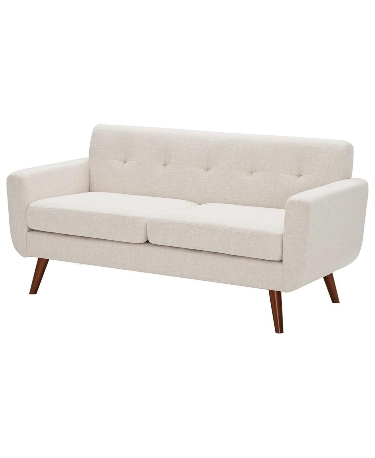 Click here for Compact Mid-Century Loveseat – Upholstered... prices