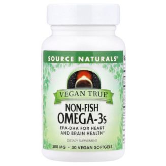Source Naturals Nutrition True Non-Fish Omega-3s 300 mg - 30 Nutrition ...