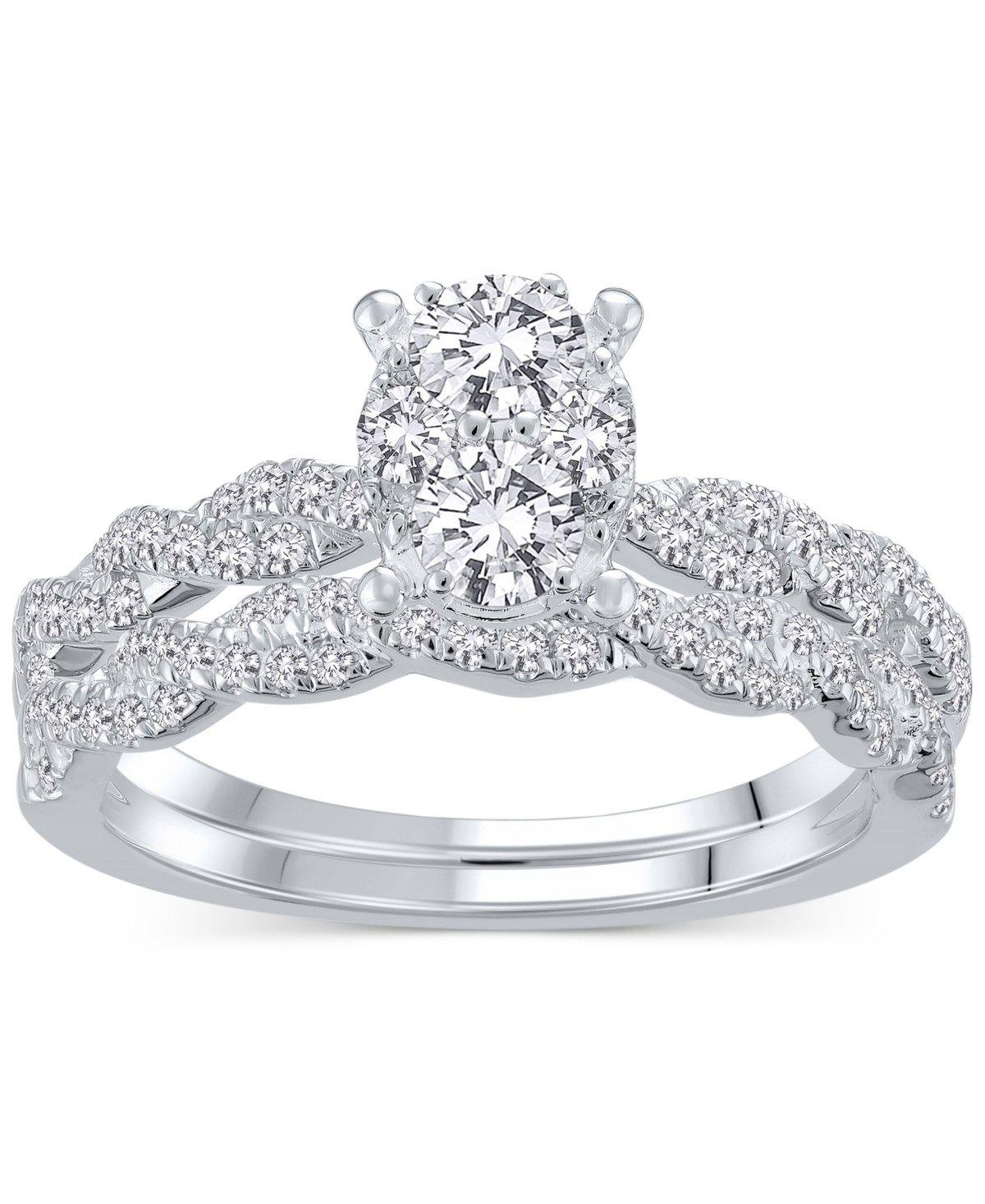 Click here for Diamond Braid-Inspired Bridal Set (1 ct. t.w.) in... prices