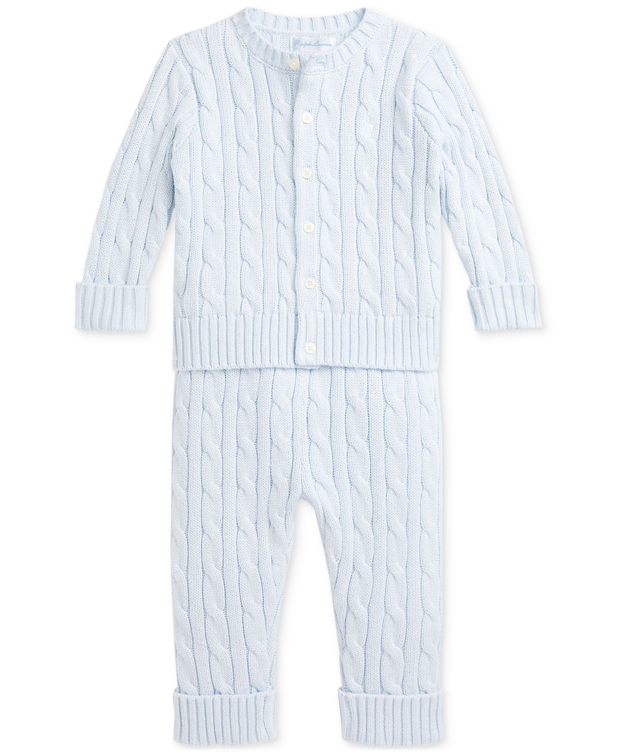 Click here for Polo Ralph Lauren Baby Boys Cotton Cable-Knit Card... prices