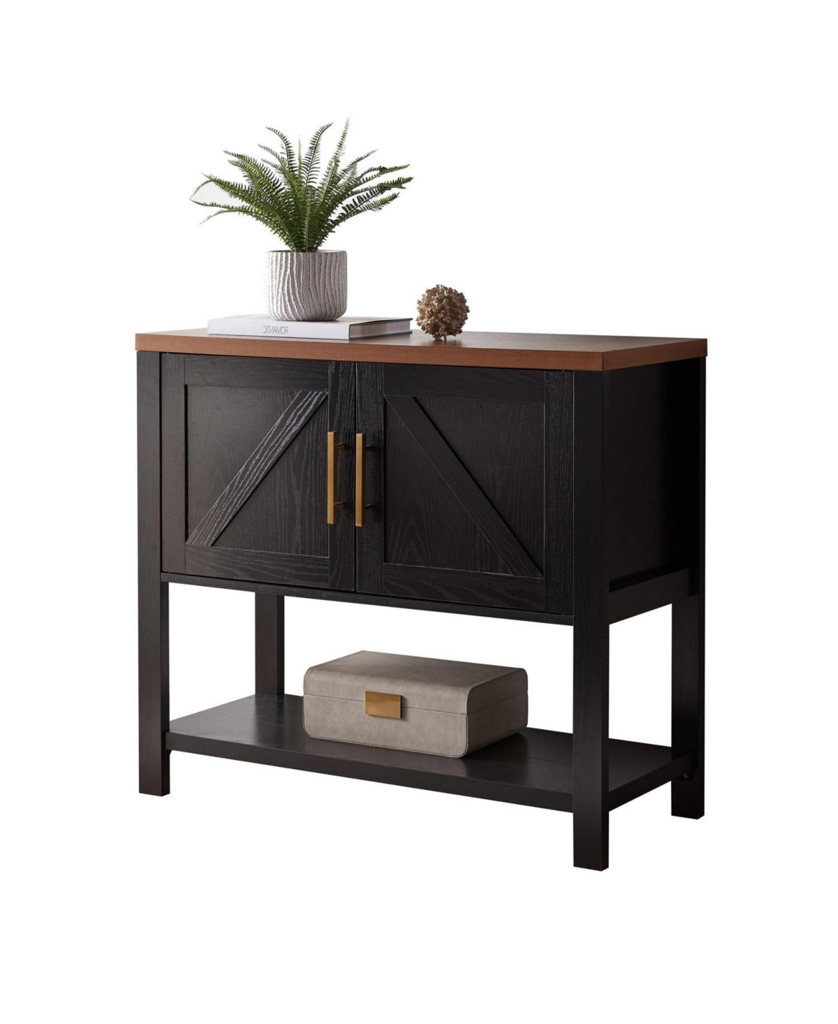 Click here for Slickblue Modern 2 Drawer Wooden Storage Console T... prices