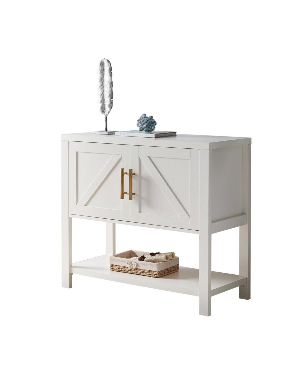 Click here for Slickblue Modern 2 Drawer Wooden Storage Console T... prices