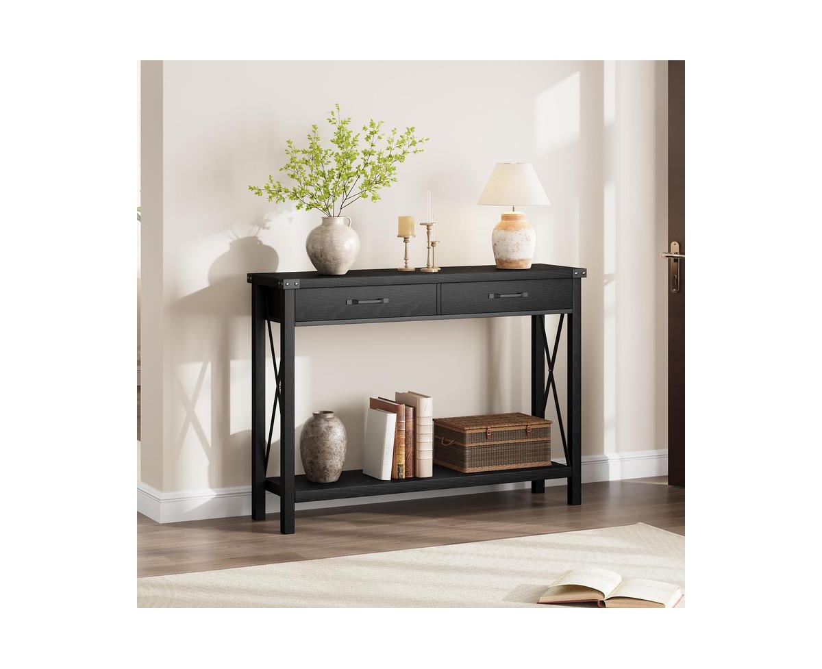 Click here for gaomon Wooden Entryway Table  Farmhouse Console Ta... prices