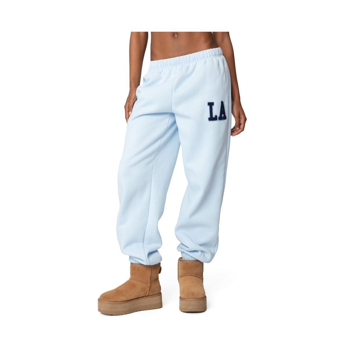 Click here for Edikted Womens La Love Oversized Sweatpants - Ligh... prices