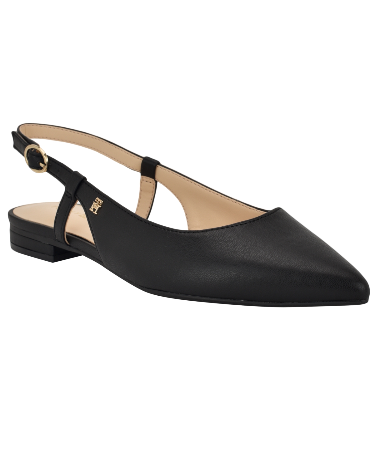 Click here for Tommy Hilfiger Womens Vamina Slingback Flats - Bla... prices
