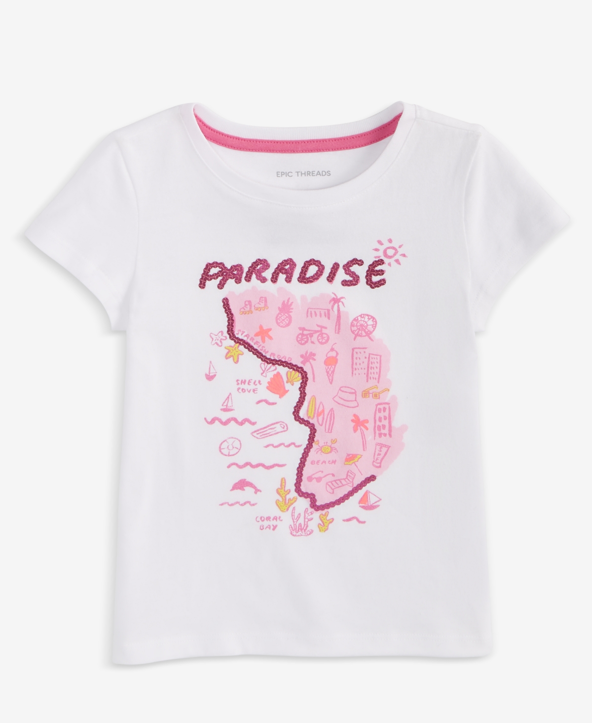 Click here for Epic Threads Toddler Girl Paradise Graphic T-Shirt... prices
