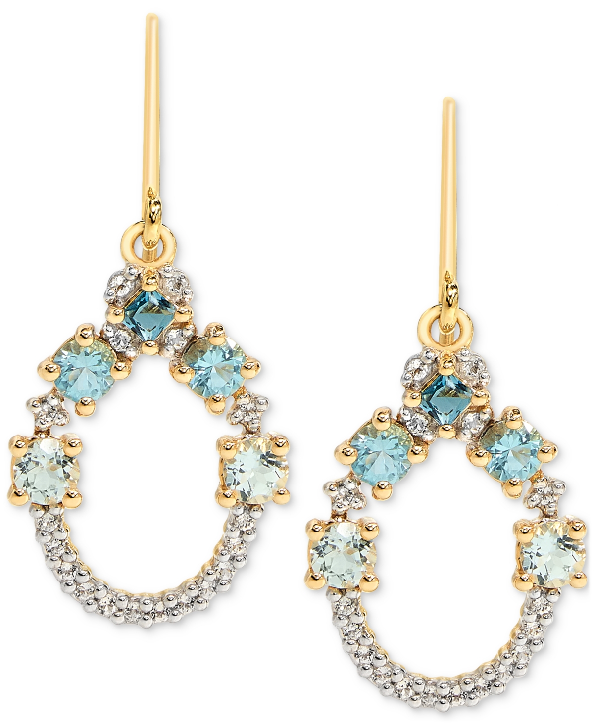 Click here for Multi-Blue Topaz (1-1/5 ct. t.w.) & White Topaz (1... prices