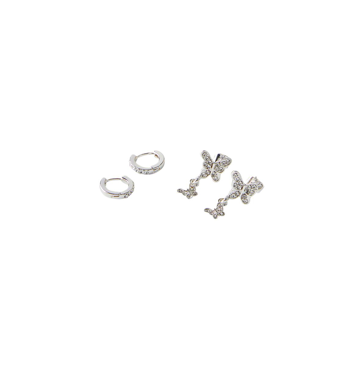 Click here for Cotton On Girls Little/Big Earring Set - Sterling... prices