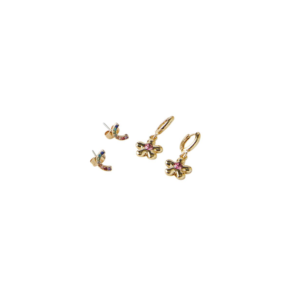 Click here for Cotton On Girls Little/Big Earring Set - 12k gold... prices