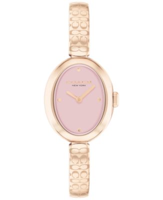 COACH Women's Sammy Carnation Gold Tone Stainless Steel Bangle Bracelet ...