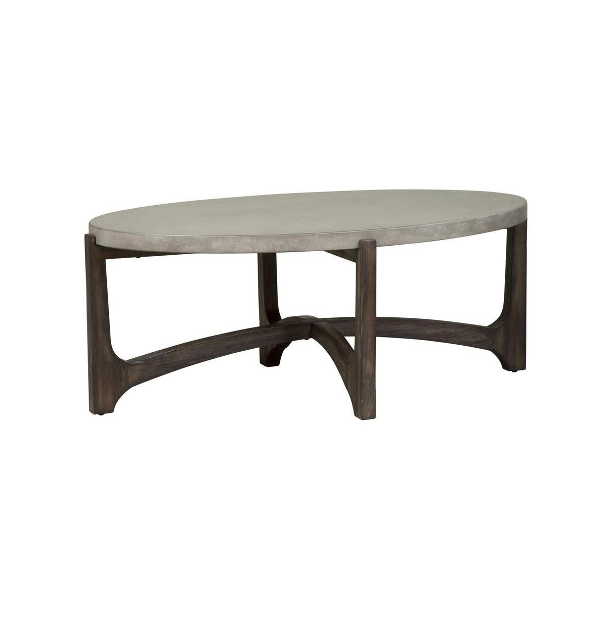 Click here for Liberty Furniture Oval Cocktail Table - Brown prices