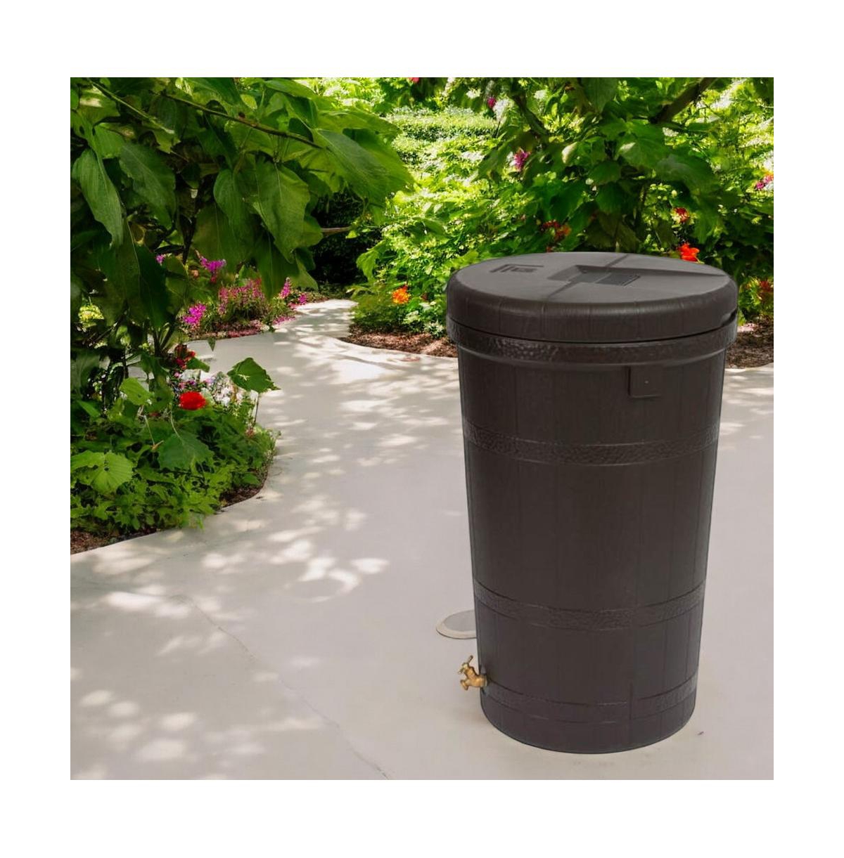 Slickblue Single Spigot Eco 50-Gallon Rain Barrel for Water ...