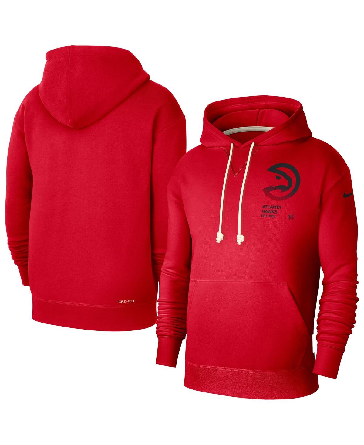 Click here for Nike Mens Red Atlanta Hawks Courtside Standard Iss... prices