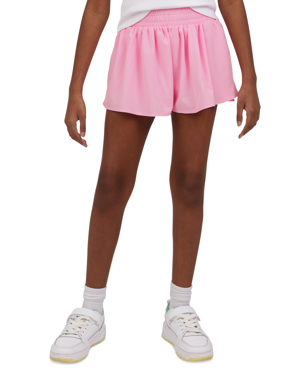Click here for Champion Big Girls Woven Pull-On Shorts - Lilac prices