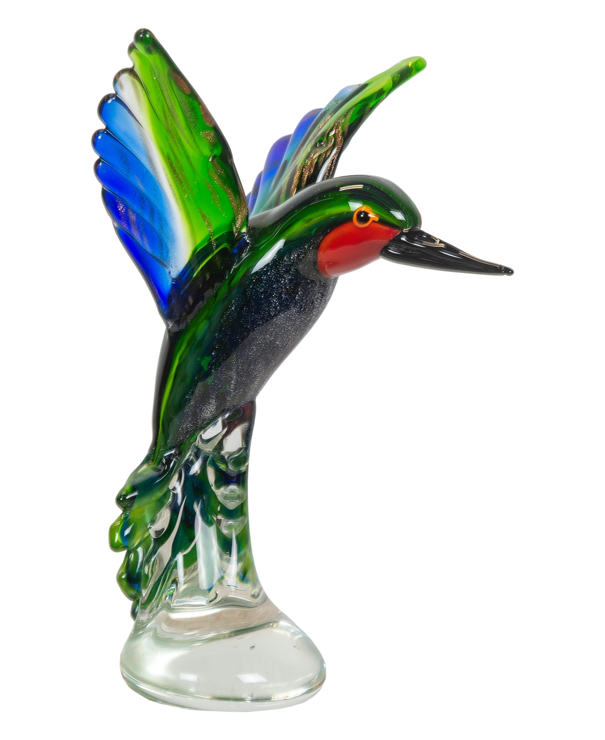 Click here for Dale Tiffany 10 Hummingbird Art Glass Figurine - G... prices