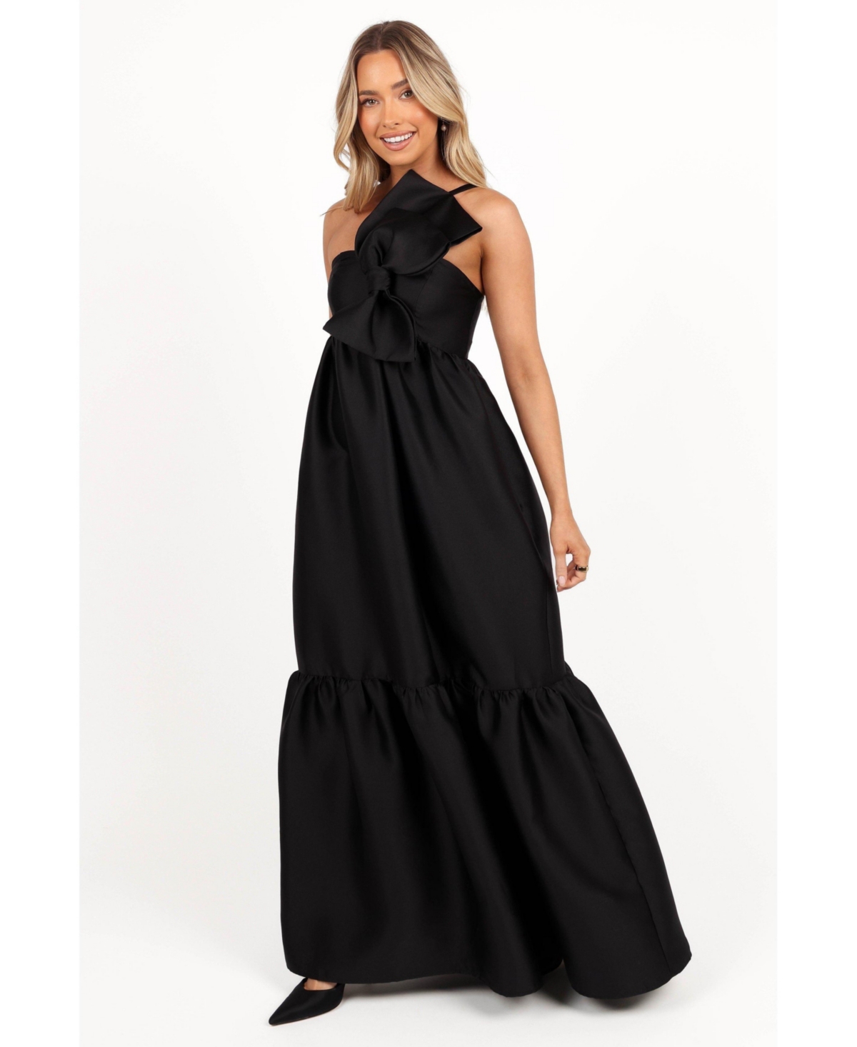 Click here for Petal and Pup Womens Betina Bow Front Maxi Dress -... prices