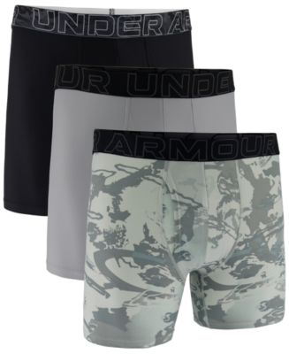 Under Armour Men's 3-Pack Performance Assorted 6" Boxer Briefs - Macy's