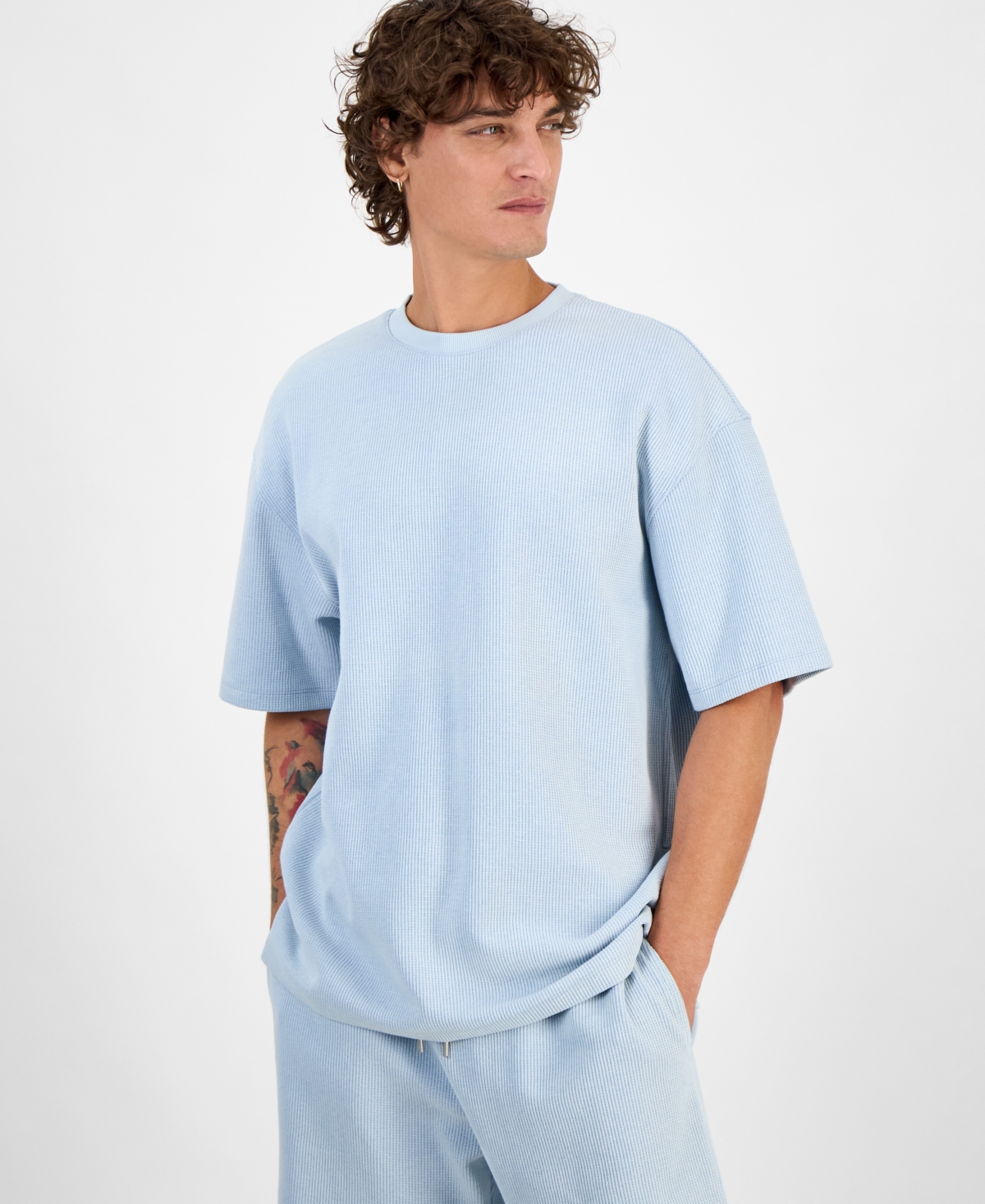 Click here for Hugo by Hugo Boss Mens Relaxed-Fit Crewneck Shirt... prices