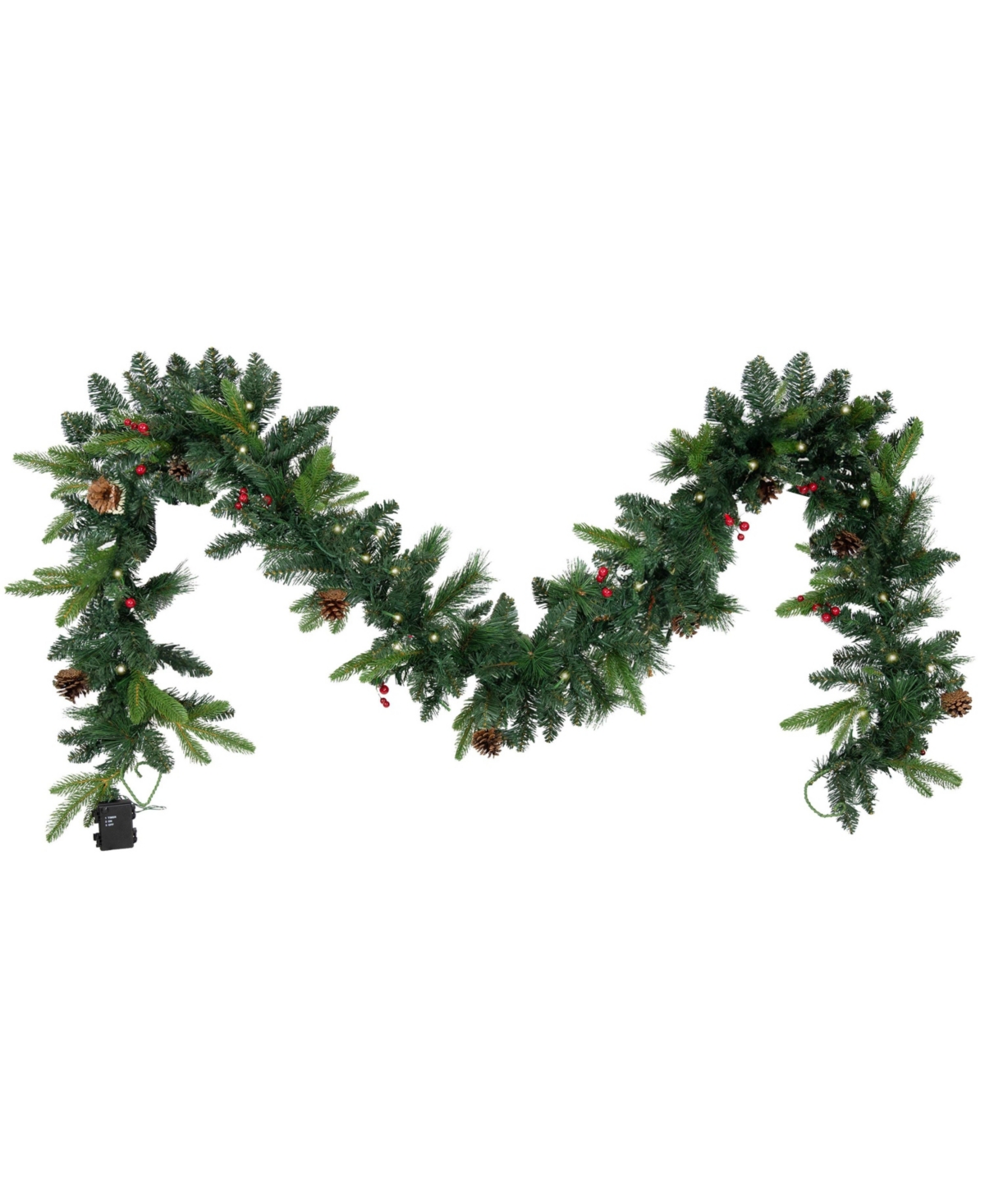 Click here for Sunnydaze Decor 9 Green Pre-Lit Artificial Christm... prices