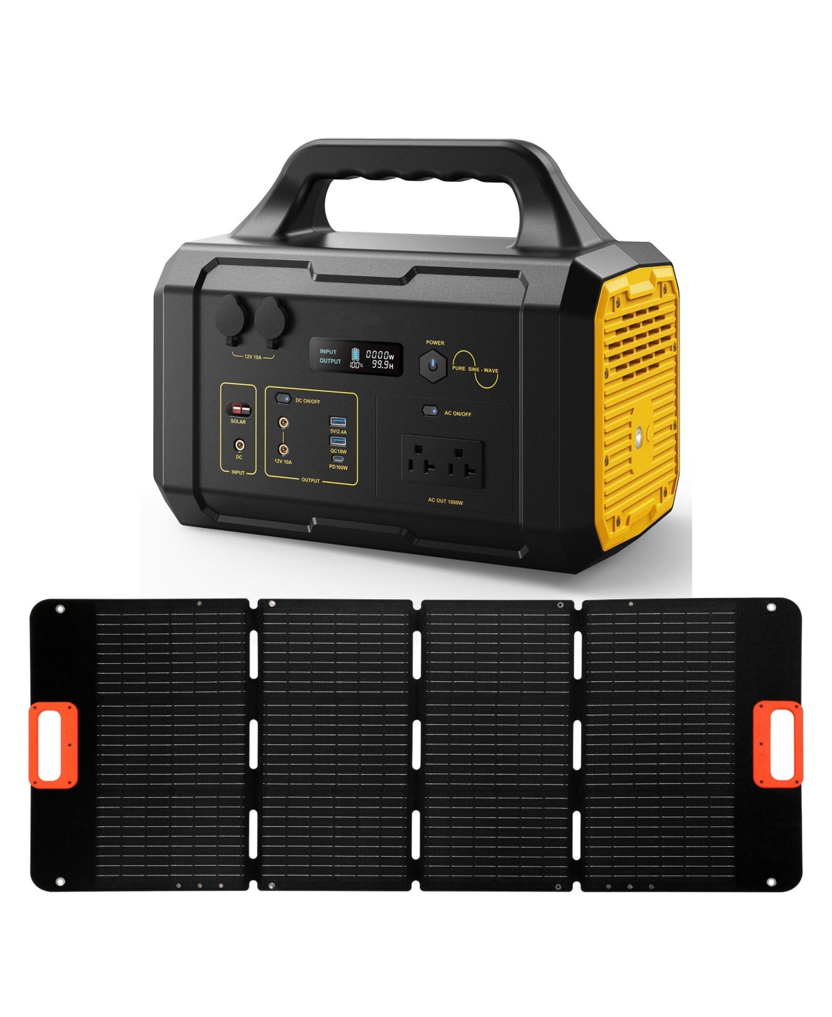 Click here for Mondawe 1000W Portable Power Station with 200W Sol... prices
