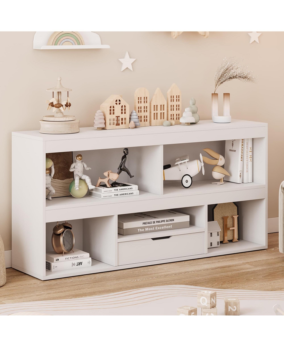 Click here for gaomon Toy Storage Organizer 5 Cubes Kids Bookshel... prices