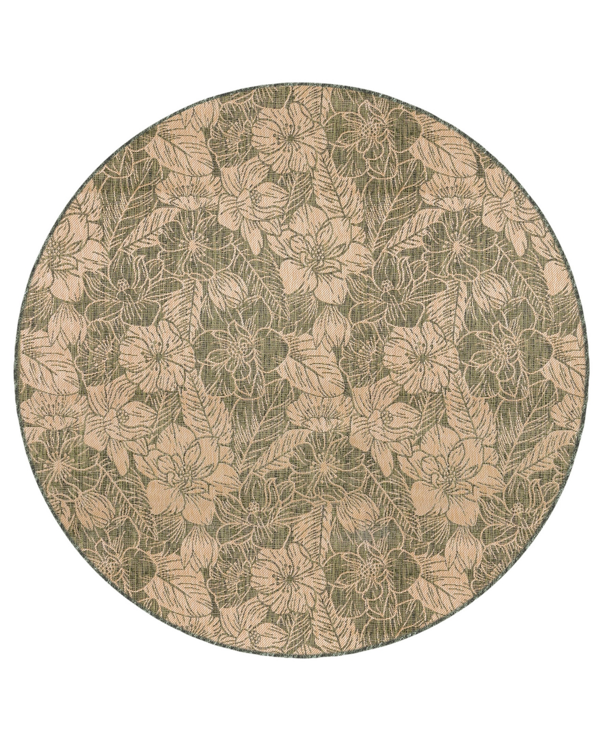 Click here for Liora Manne Carmel Botanical 710x710 Round Area Ru... prices