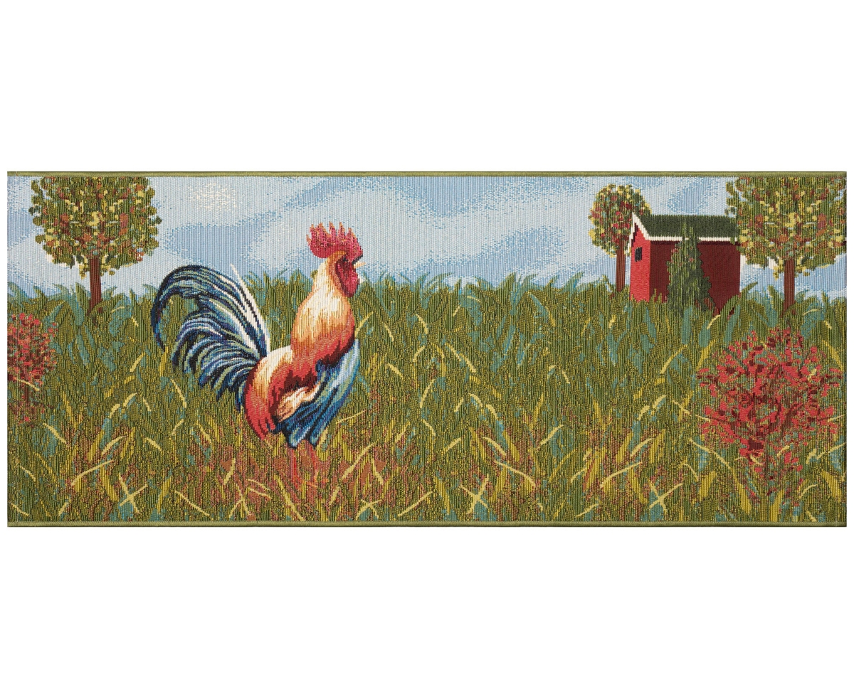 Click here for Liora Manne Esencia Rooster Farm 111x411 Runner Ar... prices