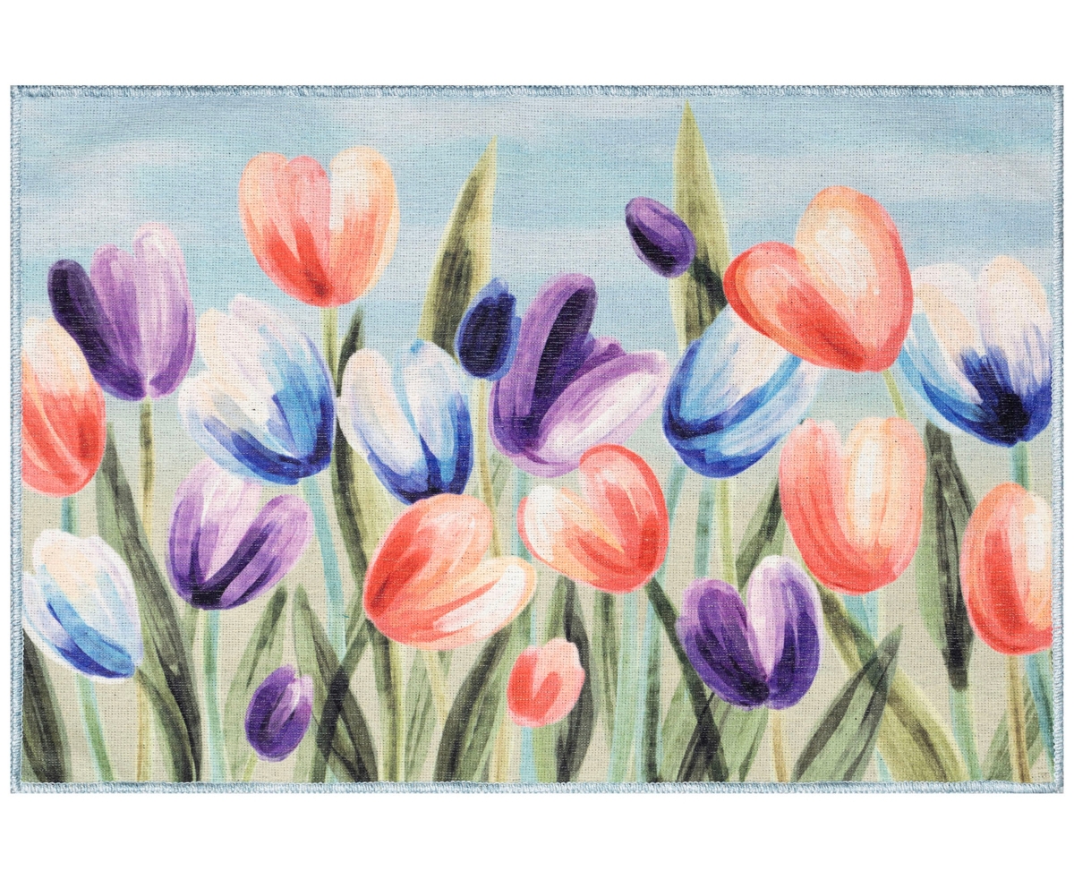 Click here for Liora Manne Impressions Tulips 25x311 Area Rug - M... prices