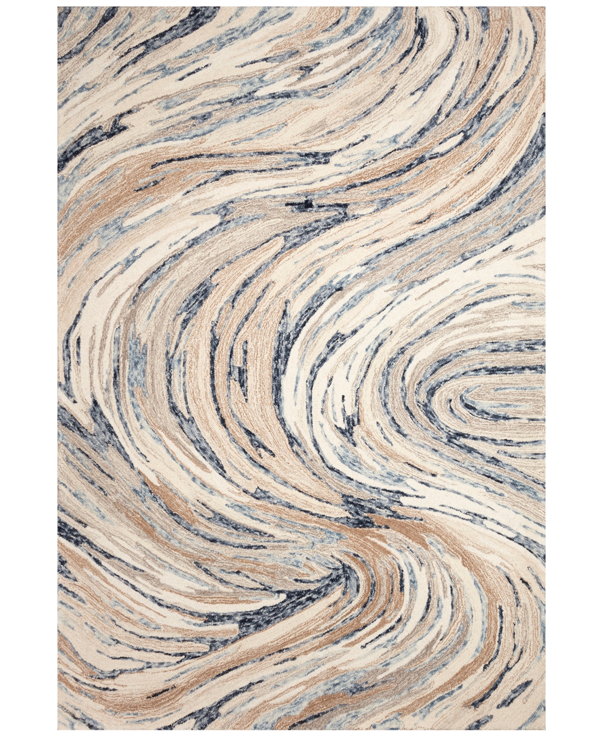 Click here for Liora Manne Savoy Big Wave 36x56 Area Rug - Blue prices