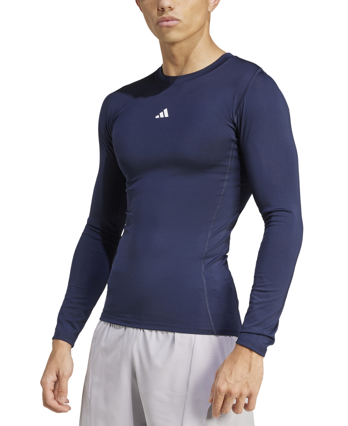 Click here for adidas Mens Fitted Crewneck Tech-Fit Compression S... prices