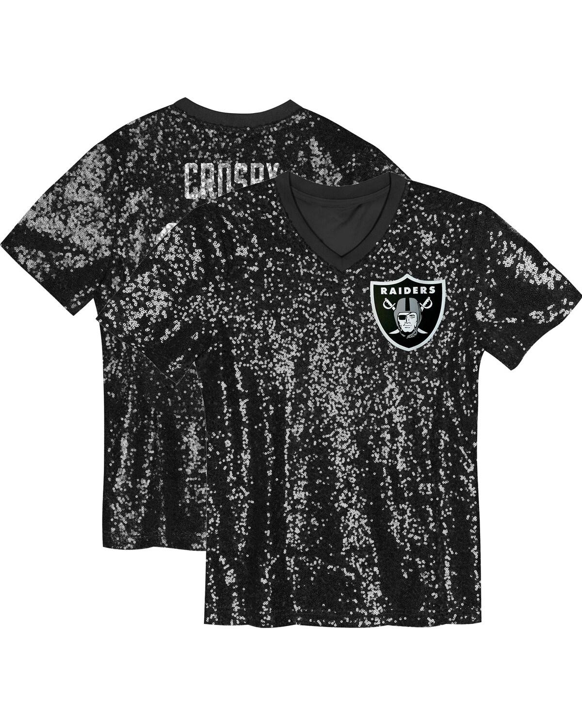 Click here for Outerstuff Big Girls Maxx Crosby Black Las Vegas R... prices