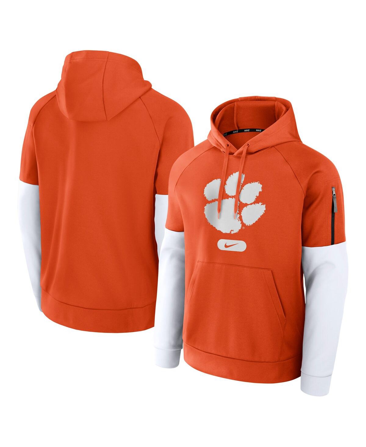 Click here for Nike Mens Orange/White Clemson Tigers Fitness Ragl... prices