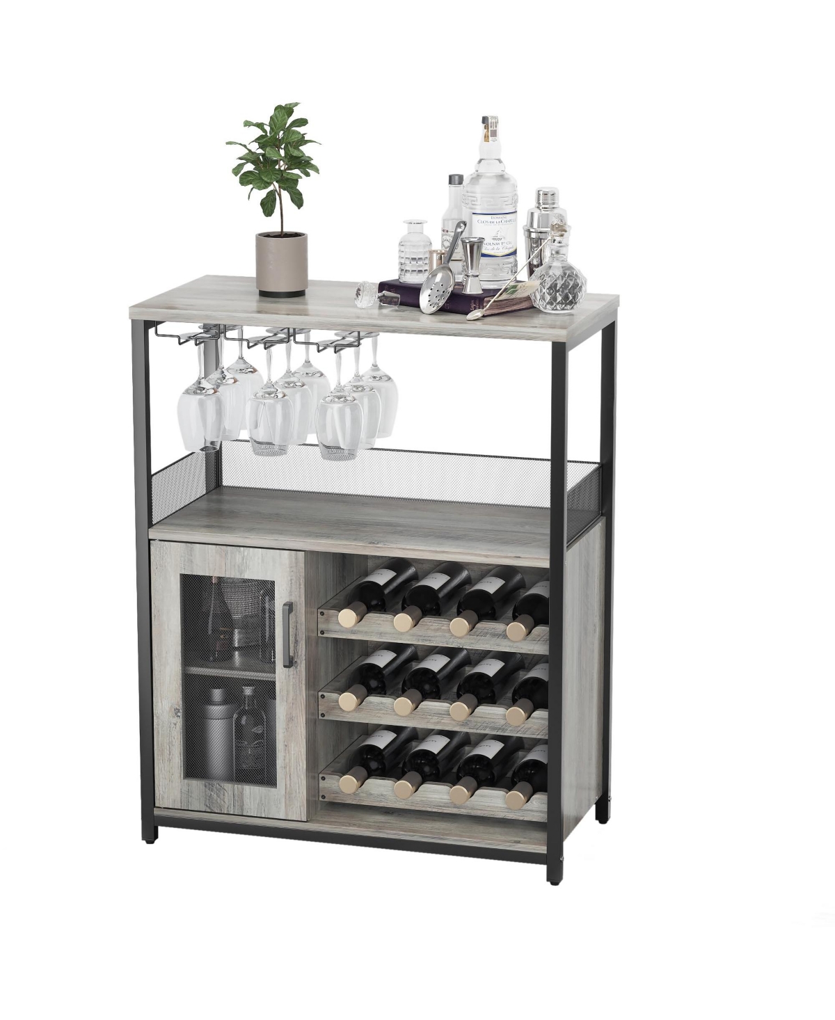Click here for gaomon Wine Bar Cabinet - Large Capacity Liquor Ca... prices