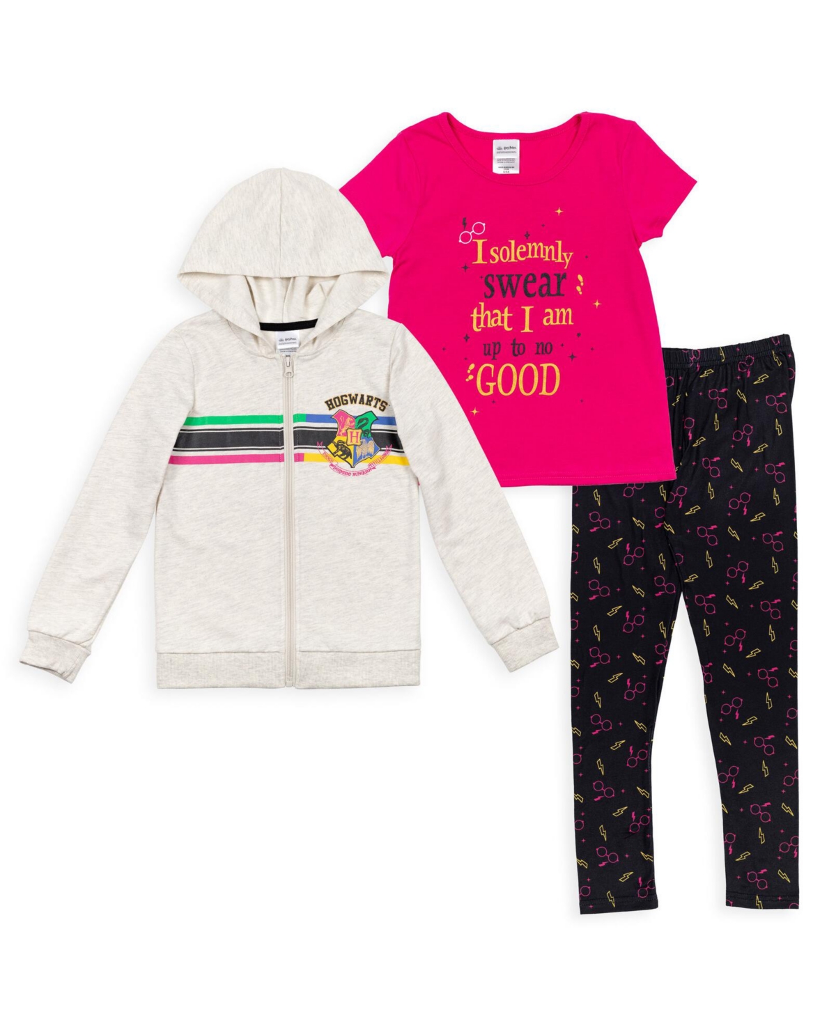 Click here for Harry Potter Girls Zip Up French Terry Hoodie T-Sh... prices