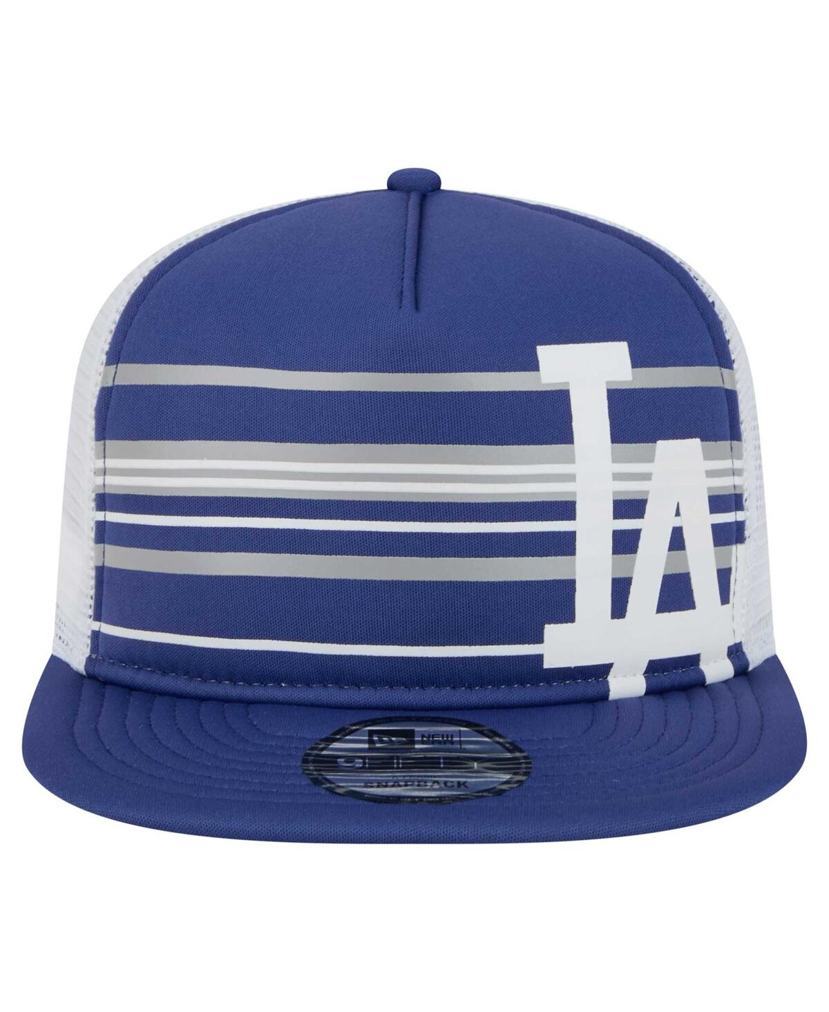 New Era Men's Royal Los Angeles Dodgers 9fifty A-frame Trucker Snapback Hat | ModeSens