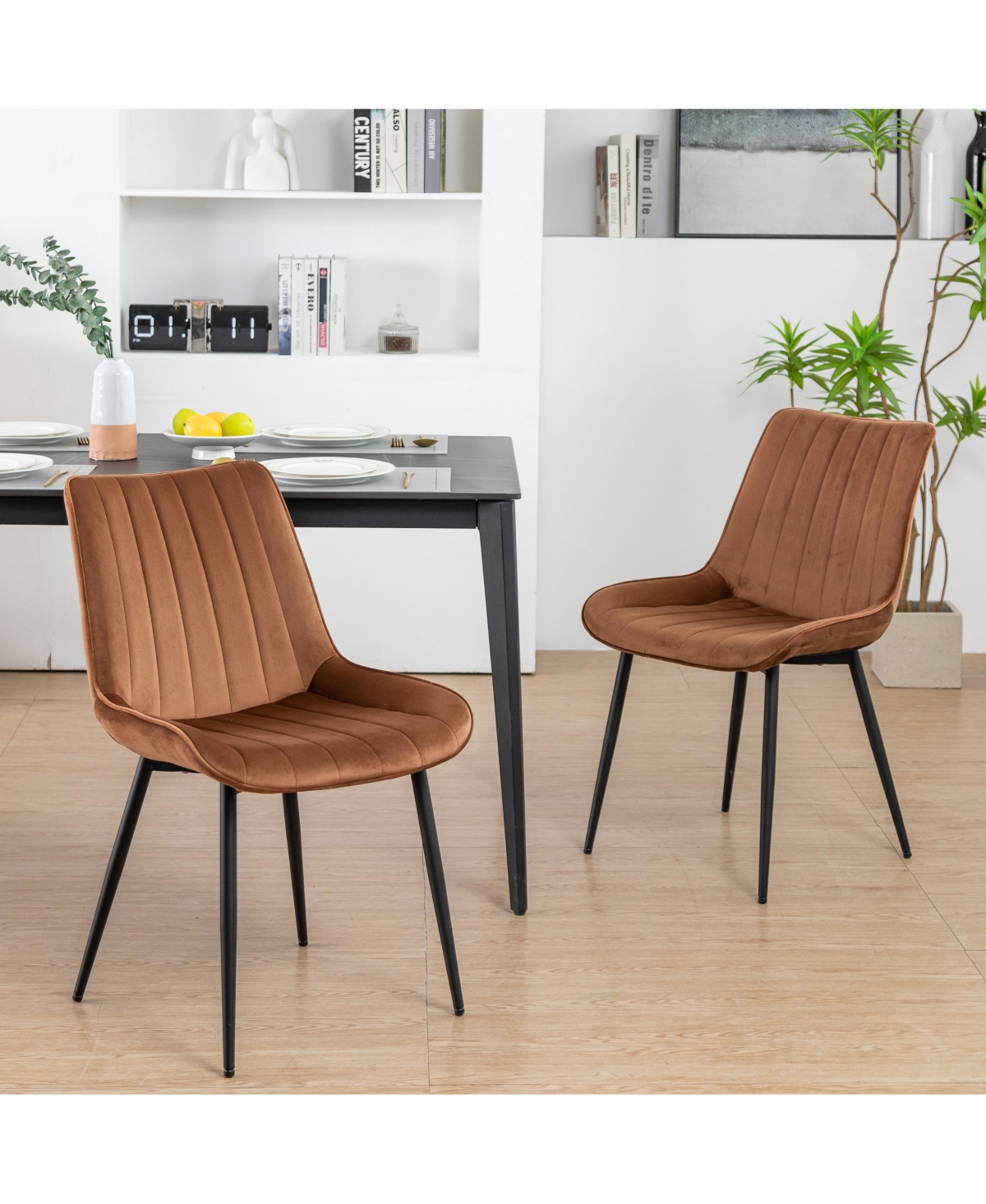 Click here for Dyhome Mid Century Dining Chairs  Upholstered Meta... prices