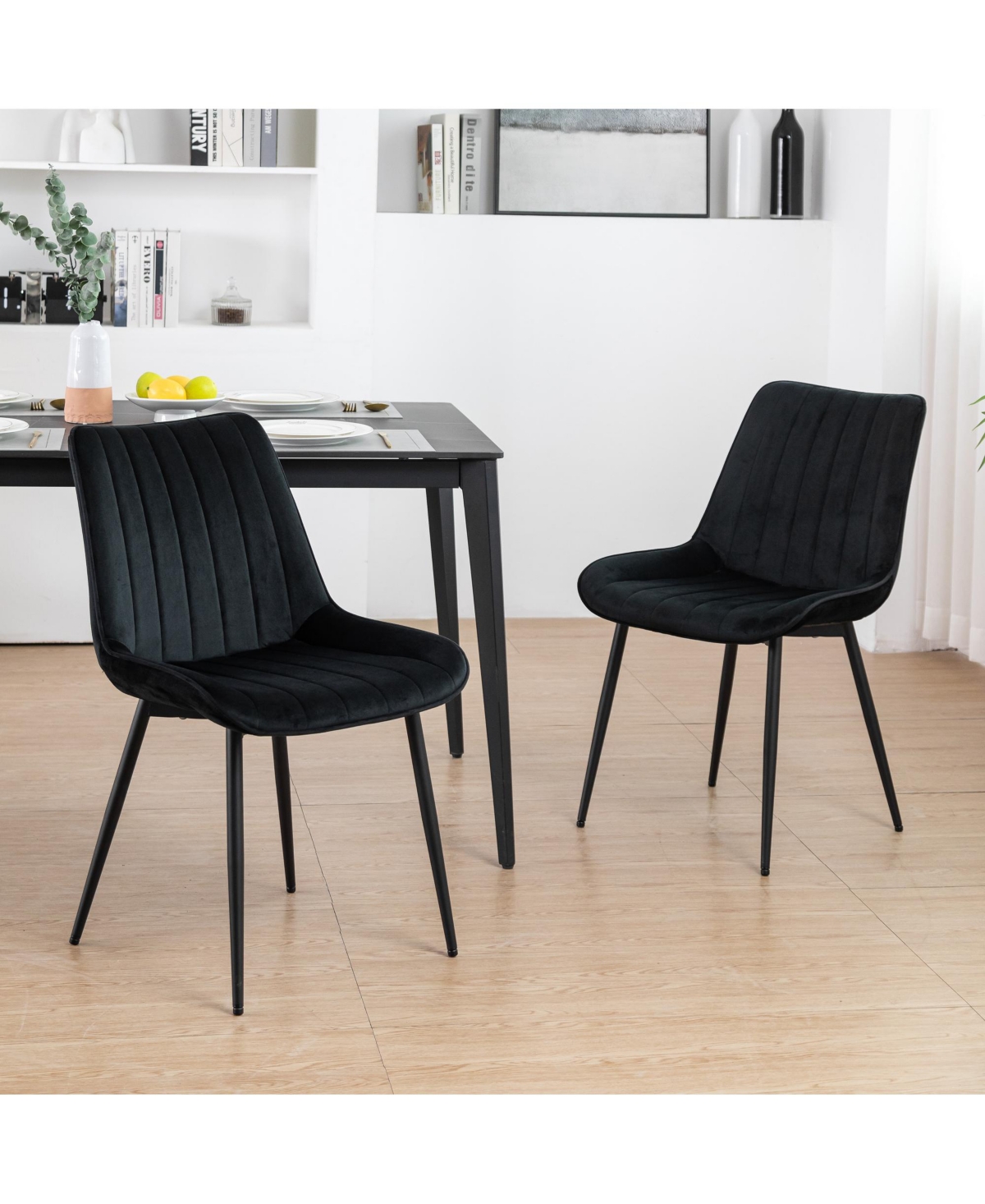 Click here for Dyhome Mid Century Dining Chairs  Upholstered Meta... prices