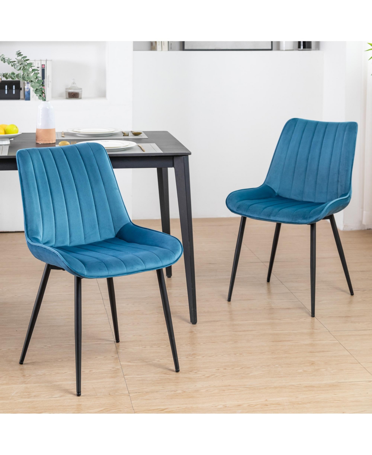 Click here for Dyhome Mid Century Dining Chairs  Upholstered Meta... prices