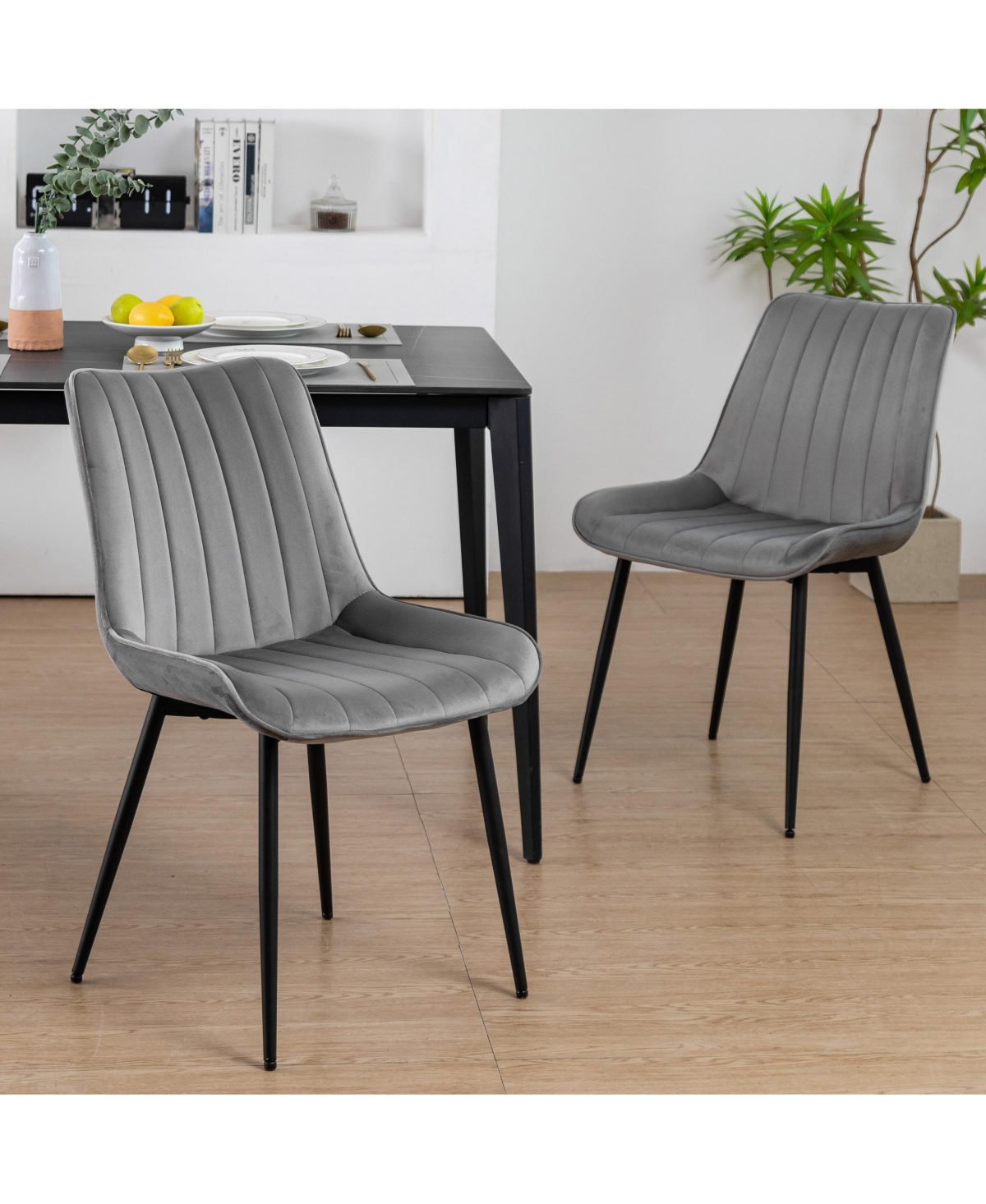 Click here for Dyhome Mid Century Dining Chairs  Upholstered Meta... prices