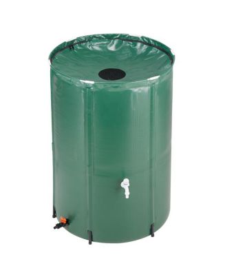 Slickblue Folding Rain Barrel Water Collector for Convenient and Eco ...