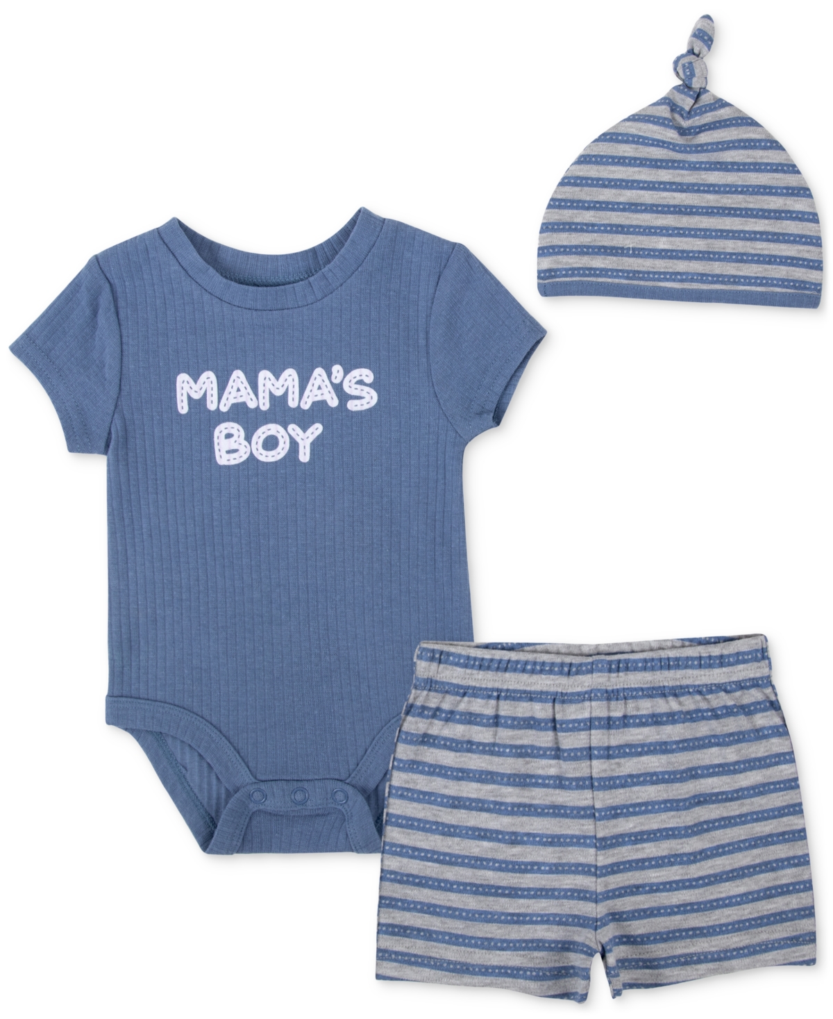 Click here for Baby Essentials Baby Boys 3-Pc. Mamas Boy Bodysuit... prices