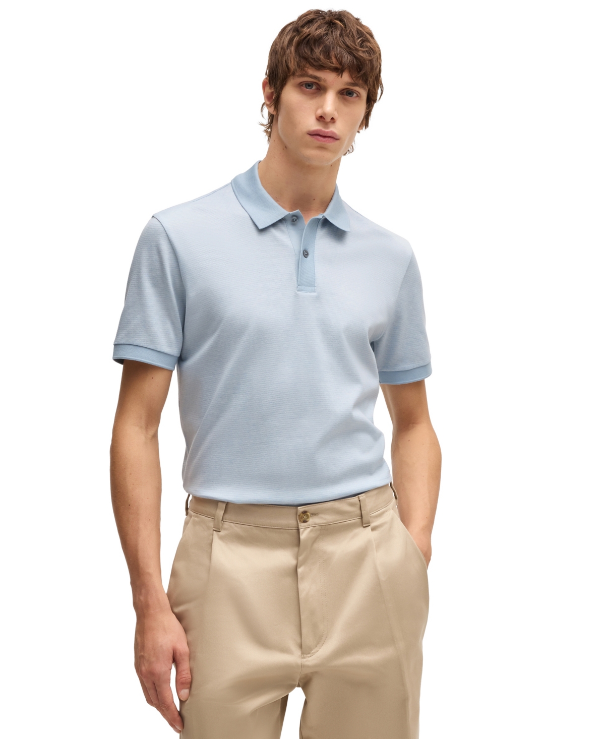 Click here for Boss by Hugo Boss Mens Regular-Fit Micro-Pattern P... prices