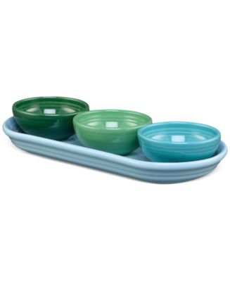 Fiesta Aegean Mixed Colors 4 Pc. Condiment Set - Macy's