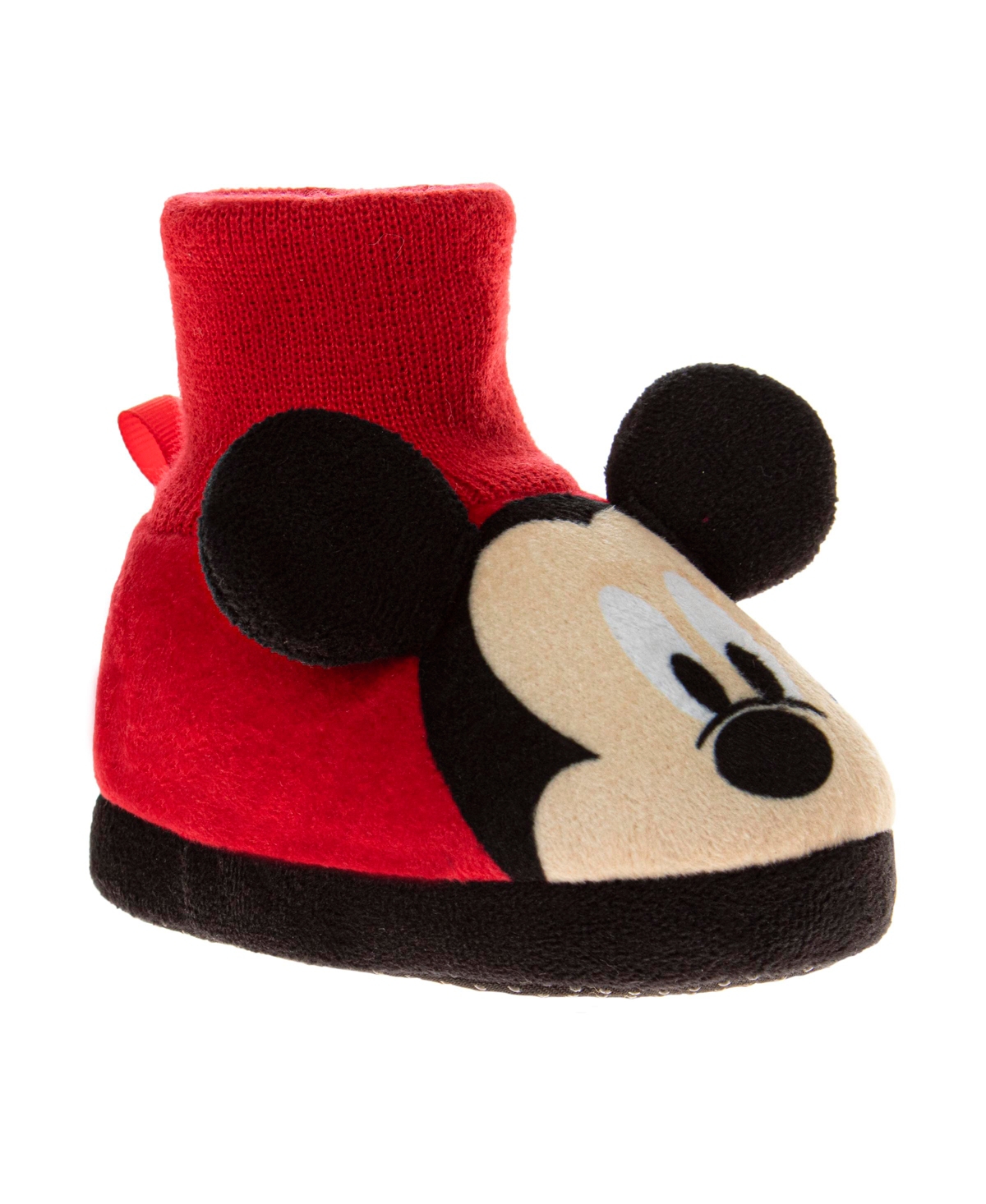 Disney Infant Baby Boys Mickey Mouse Bootie Shoe - Red