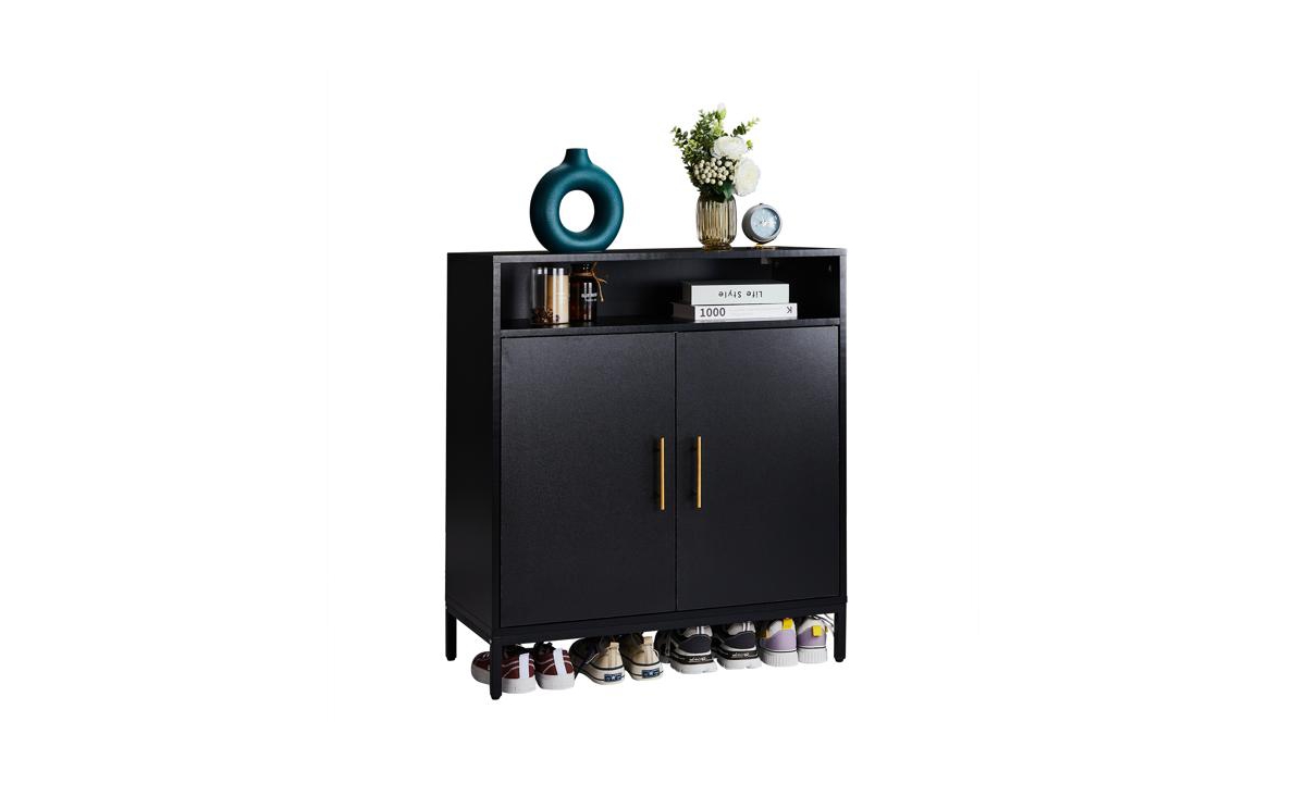 Click here for Slickblue Double Door 6-Layer Shoe Cabinet with Hi... prices